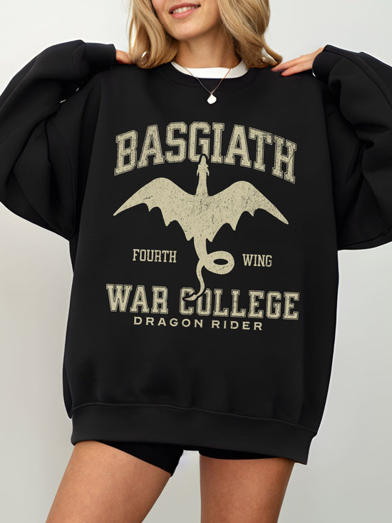 Basgiath War College Sweatshirt | Fourth Wing Merch – TheLibraryCloset