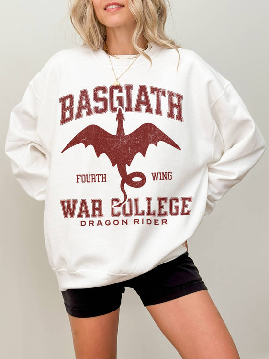 Basgiath War College Sweatshirt | Fourth Wing Merch – TheLibraryCloset