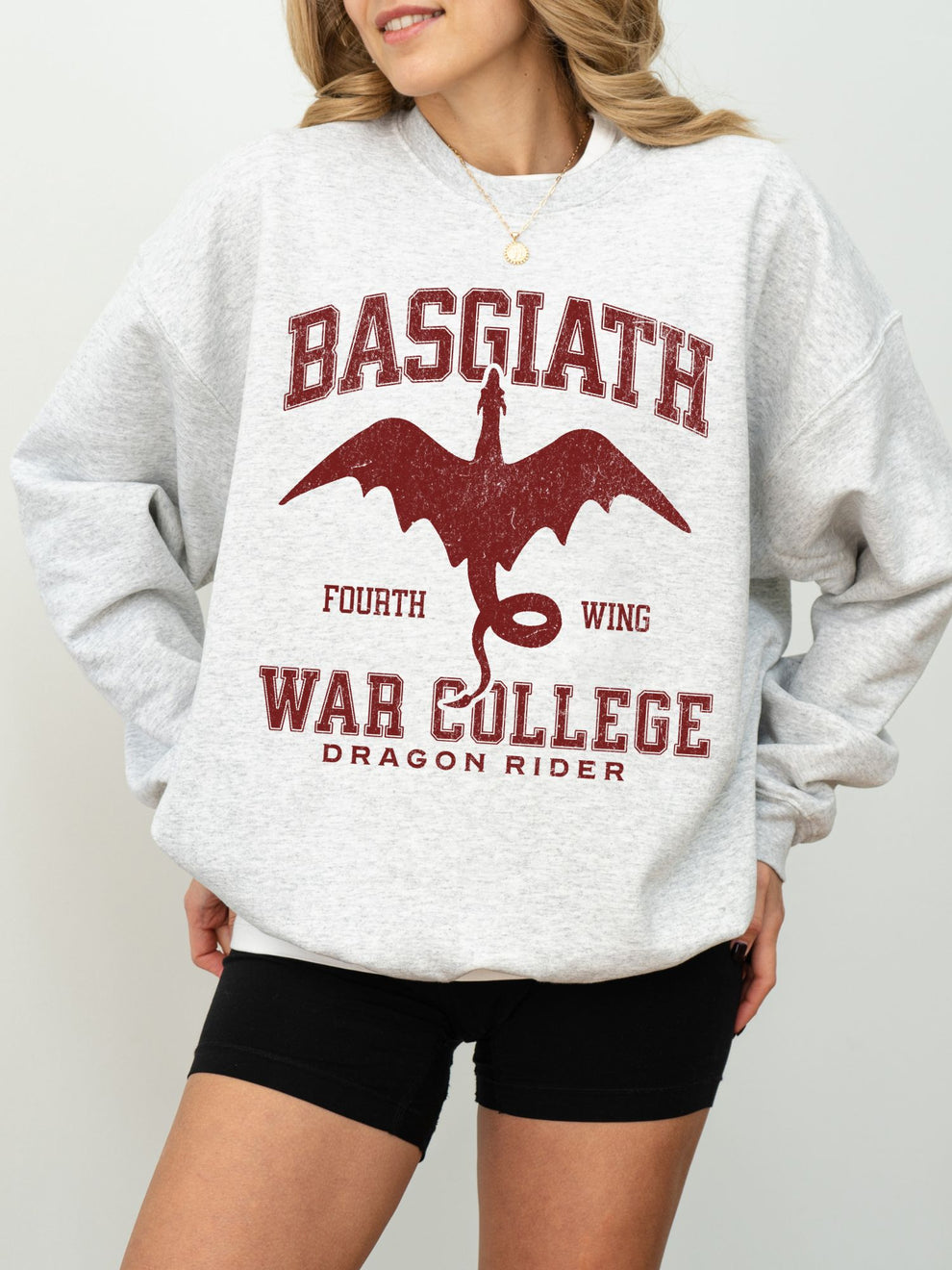 Basgiath War College Sweatshirt | Fourth Wing Merch – TheLibraryCloset
