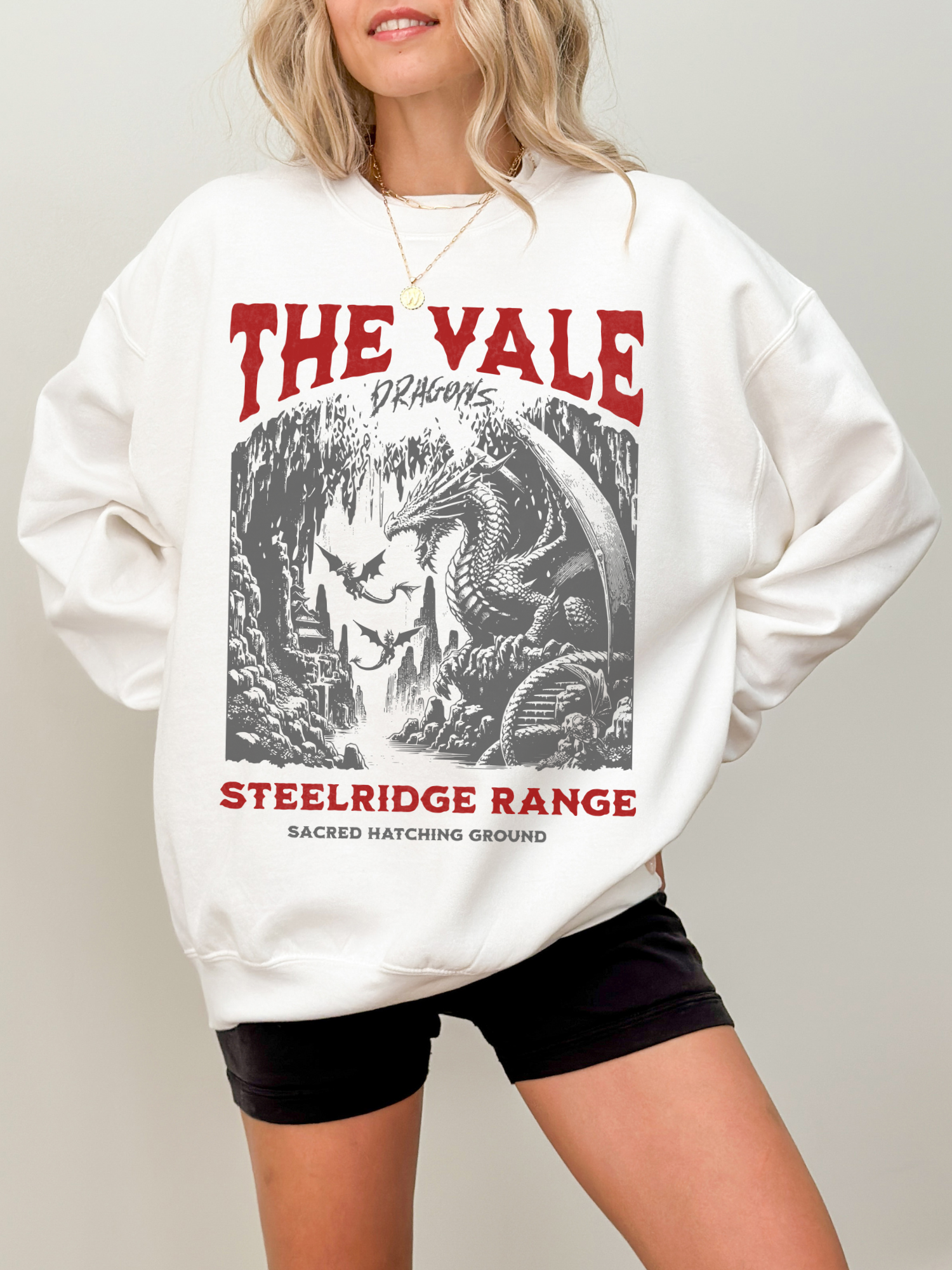 The Vale Sweatshirt | Fourth Wing Merch – TheLibraryCloset
