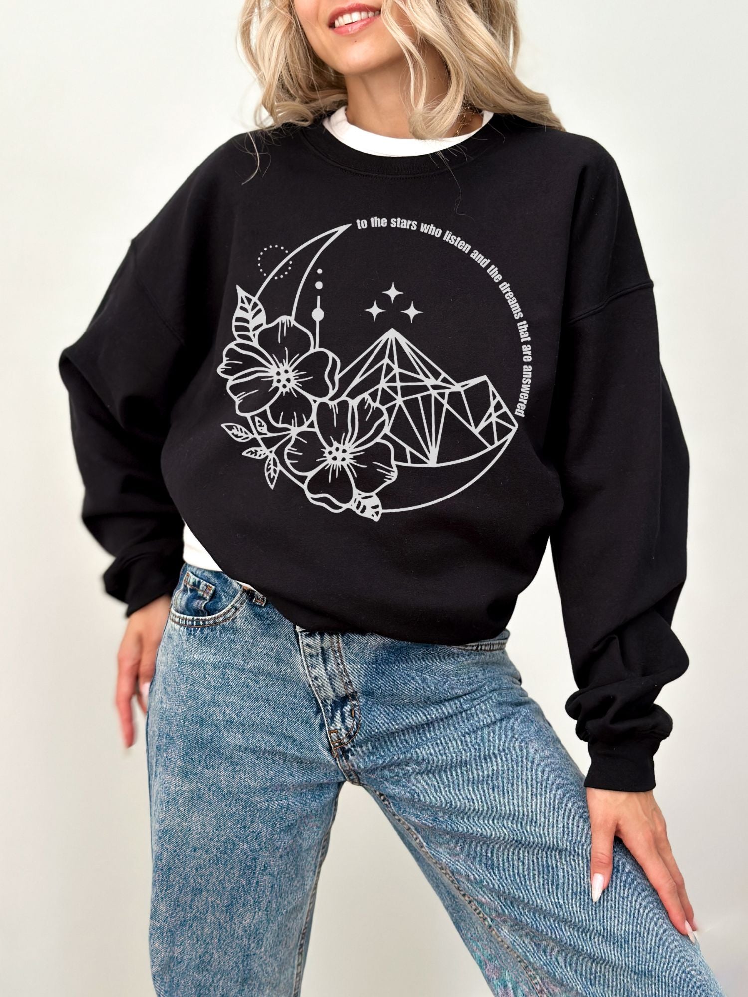 ACOTAR Circle Sweatshirt | ACOTAR Merch – TheLibraryCloset